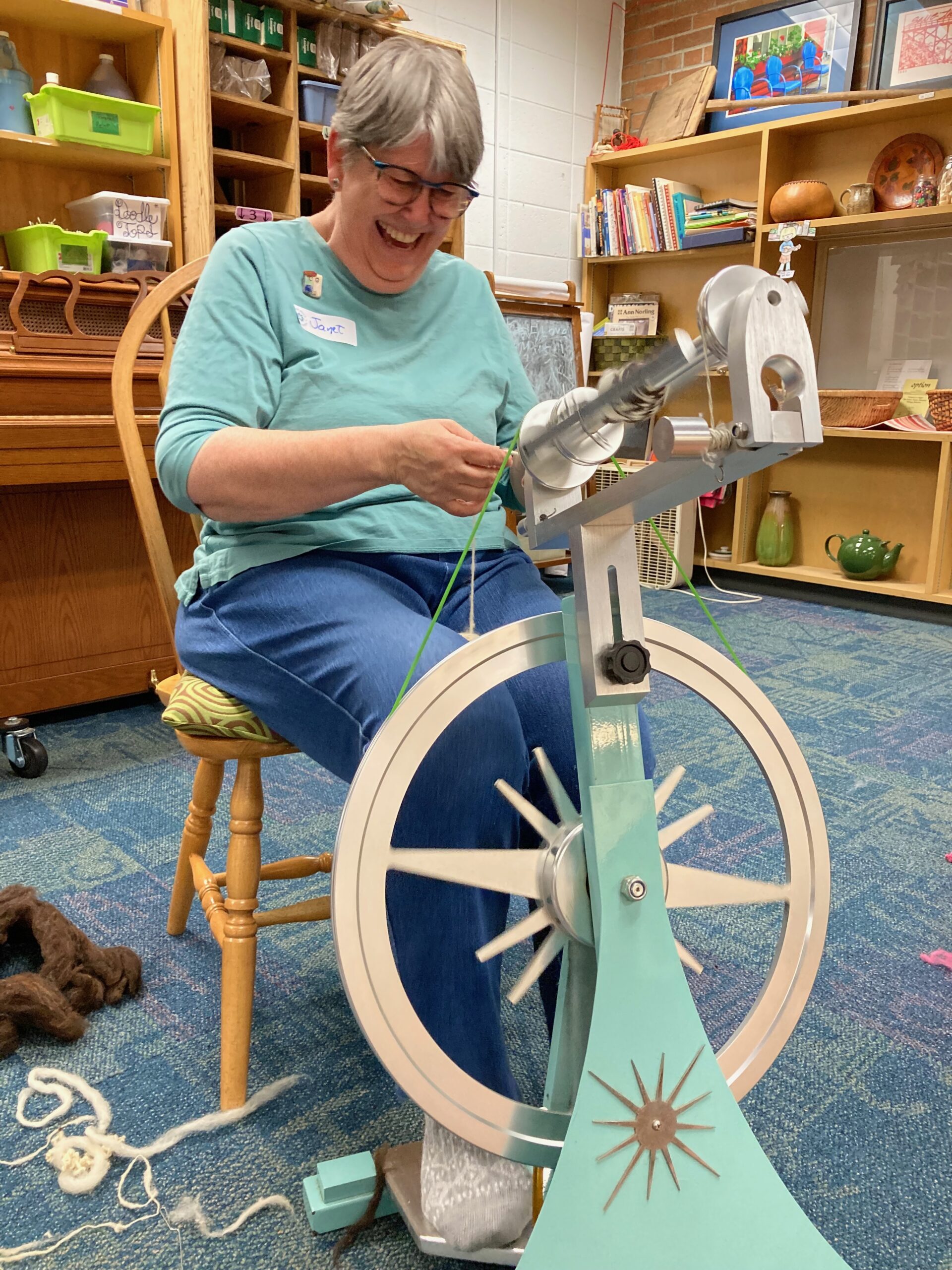 Beginning Spinning on a Wheel - February 7, 2026 - Marine Mills Folk School