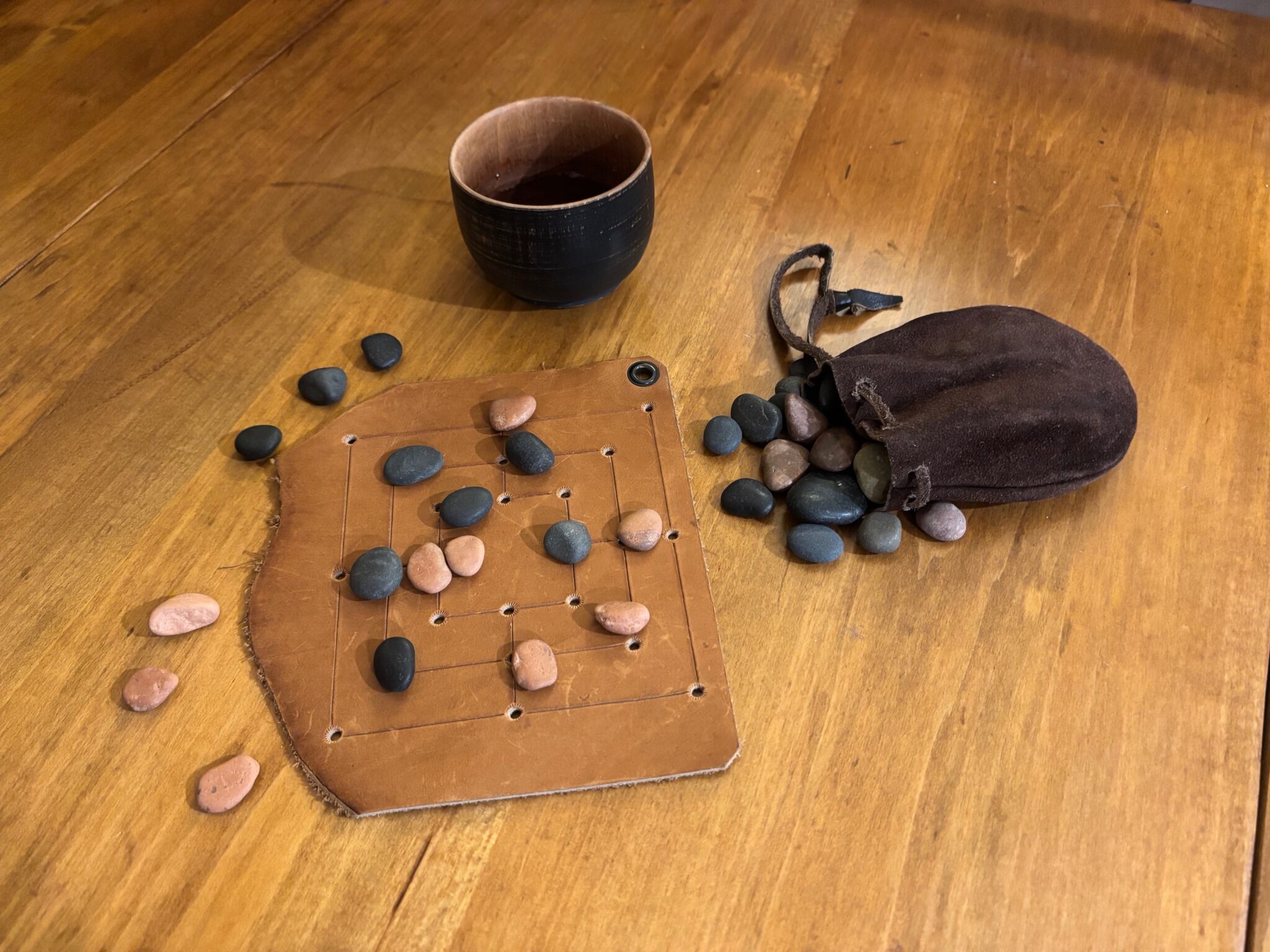 Traveling Tabletop Games: Intro to Leather and Wood - Marine Mills Folk ...
